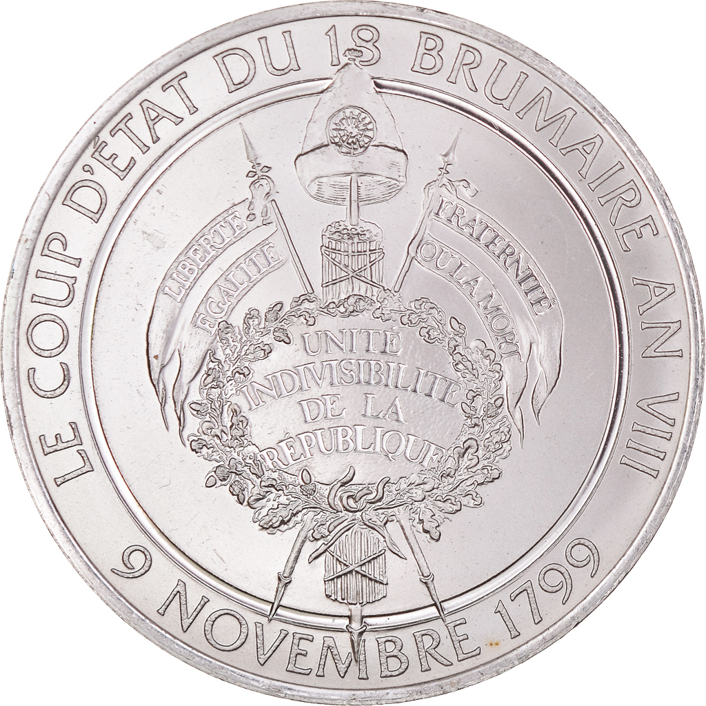 France, Medal, Napoléon Ier, Coup d'Etat du 18 Brumaire, History,