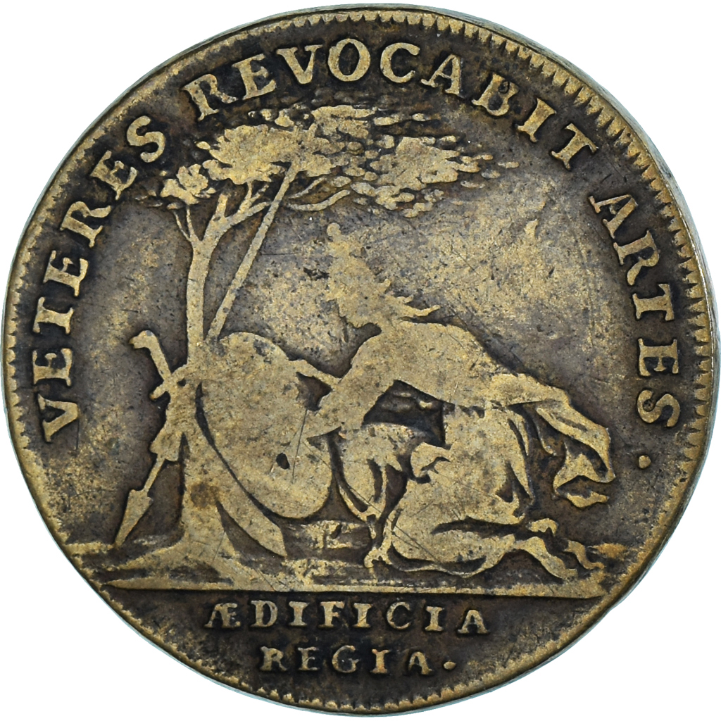 France, Token, Royal, Louis XIV, Bâtiments du Roi, 1699, , Brass