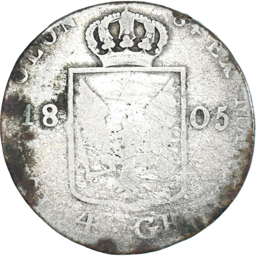 Coin, German States, PRUSSIA, Friedrich Wilhelm III, 4 Groschen, 1805,