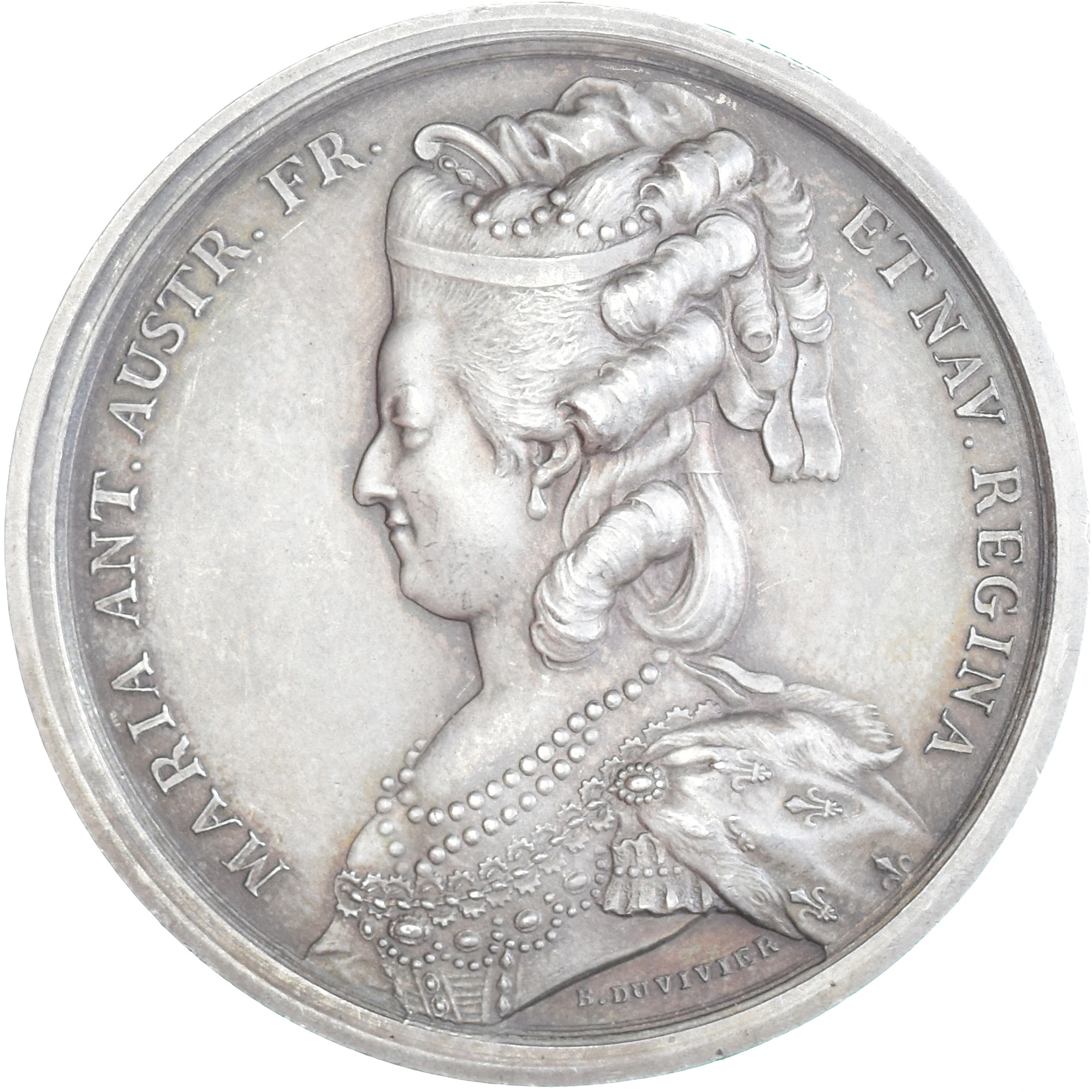 France, Medal, Louis XVI et Marie-Antoinette, History, Duvivier, Restrike