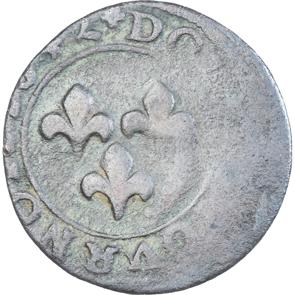 Coin, France, Frédéric-Henri de Nassau, Double Tournois, 1642,