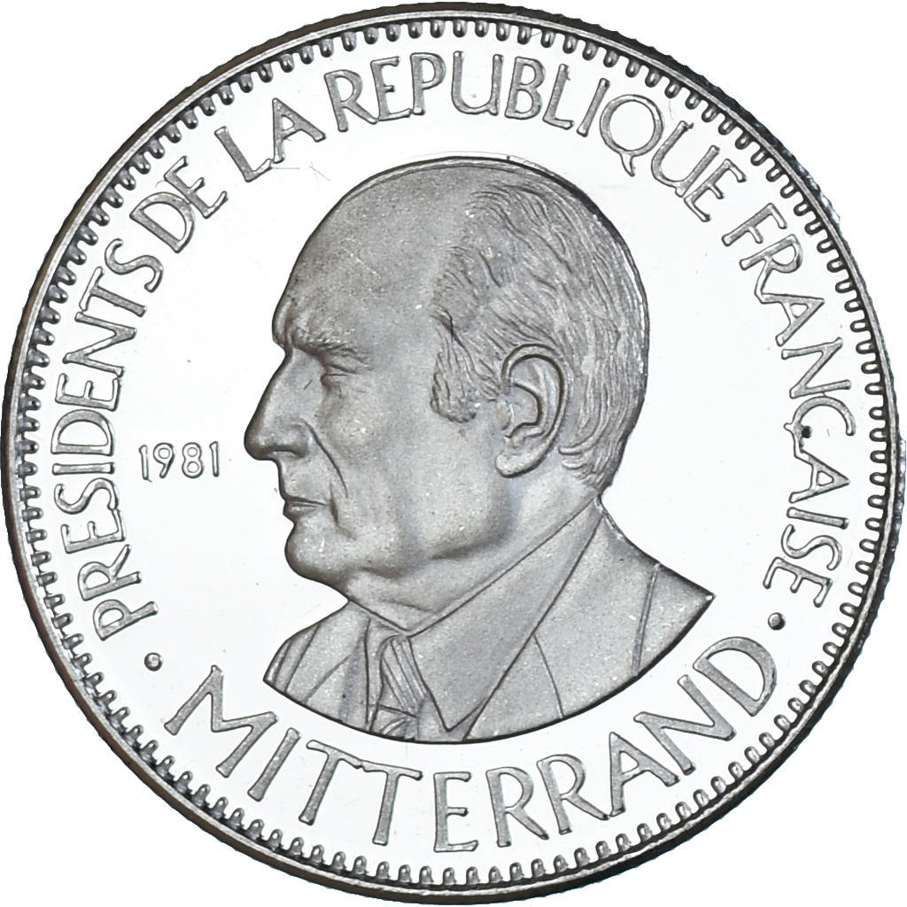 France, Medal, François Mitterrand, Politics, 1981, , Silver | Tokens ...