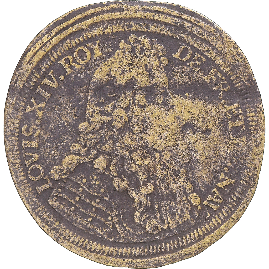 France, Token, Louis XIV, Nuremberg, Cornélius Lauffers, History,
