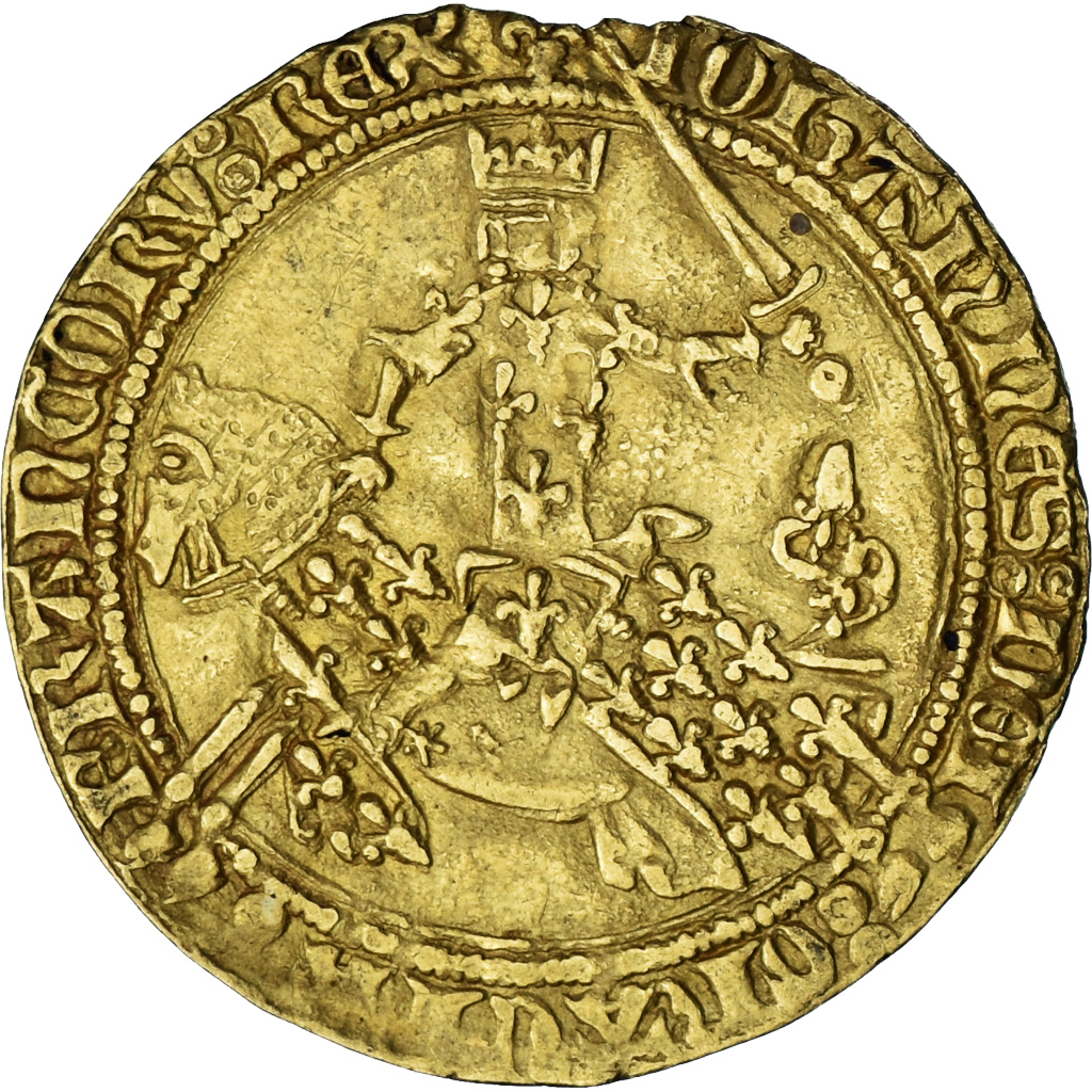 France, Jean II le Bon, Franc à cheval, 1350-1364, Gold, | European Coins
