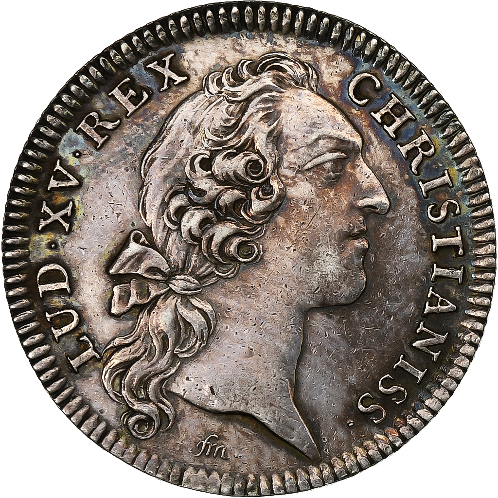 France, Token, Louis XV, Trésor Royal, 1750, Silver, , Feuardent:2078