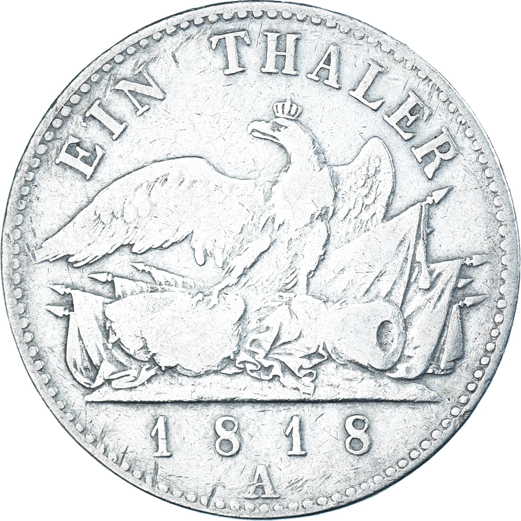 Coin, German States, PRUSSIA, Friedrich Wilhelm III, Thaler, 1818, Berlin
