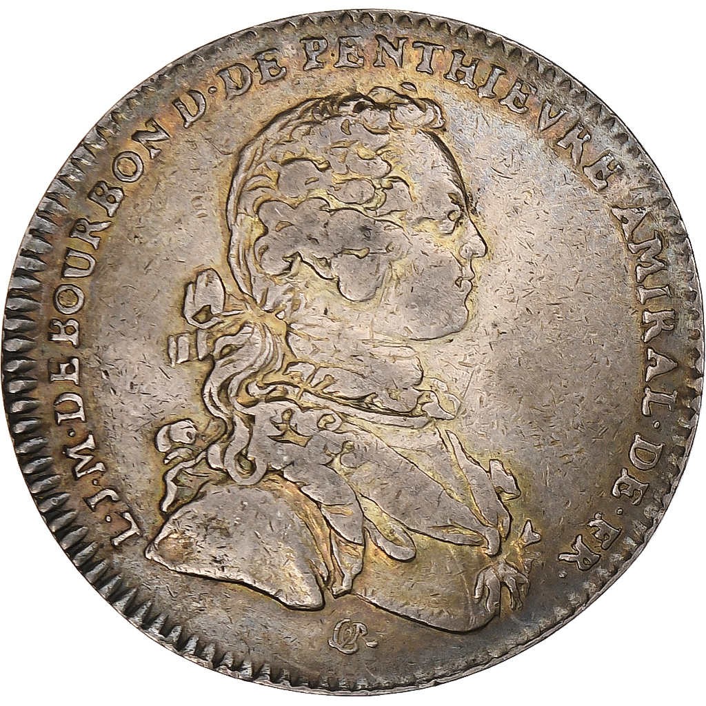 France, Token, Louis XV, Marine, Galères Royales, History, 1757,