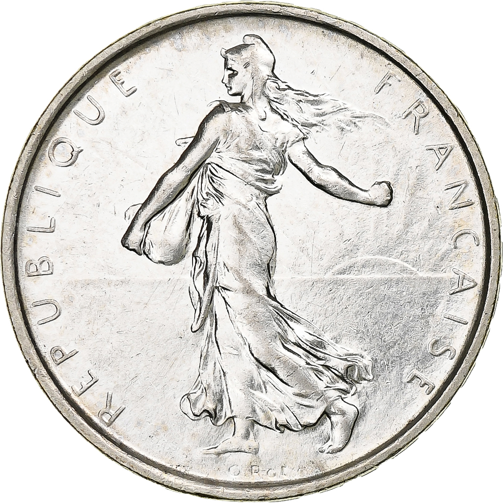 France, 5 Francs, Semeuse, 1968, Silver, , Gadoury:770, KM:926