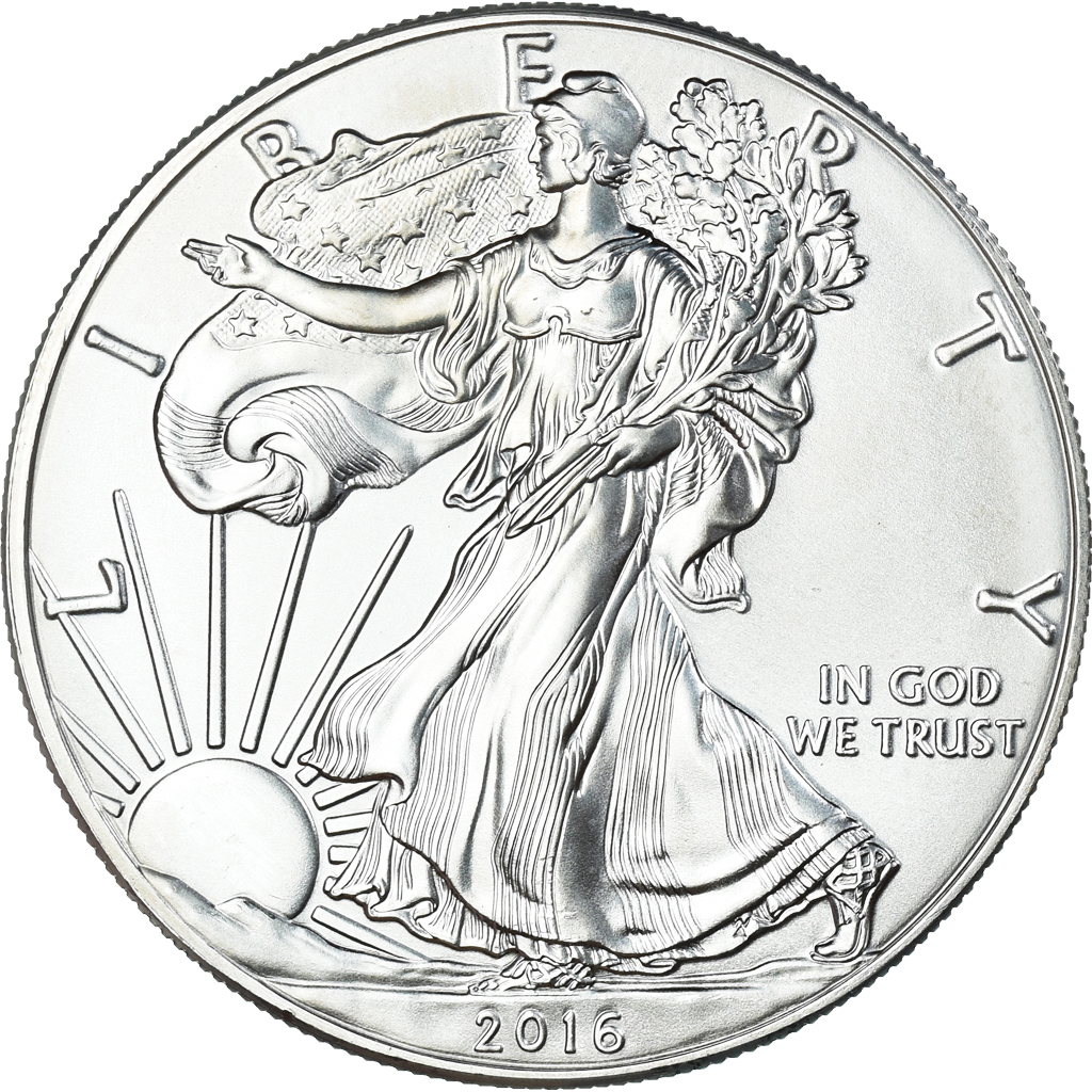 Coin, United States, Dollar, 2016, American Silver Eagle, , Silver