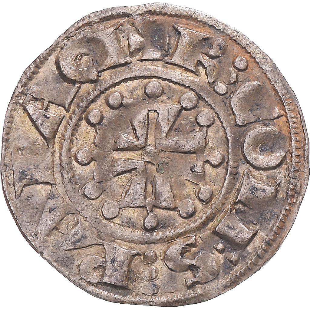 Coin, France, Marquisat de Provence, Raymond V, Denier, 1177-1185