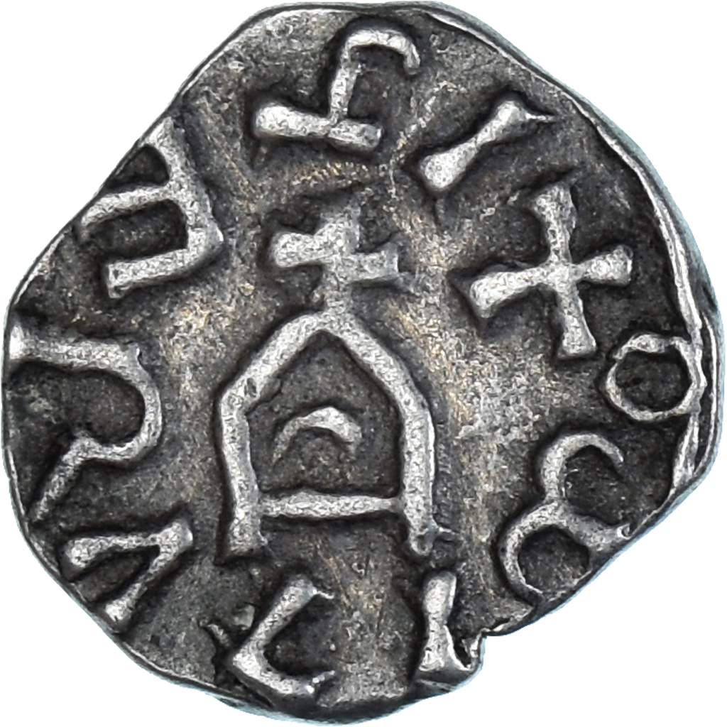 Coin, France, merovingian, Denier, Vth-VIIIth century, , Silver