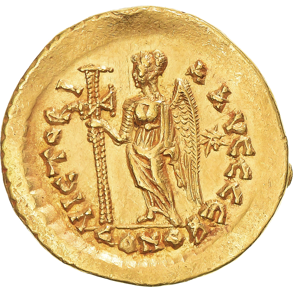 Coin, Leo I, Solidus, 462 or 466, Constantinople, , Gold, RIC:X-605