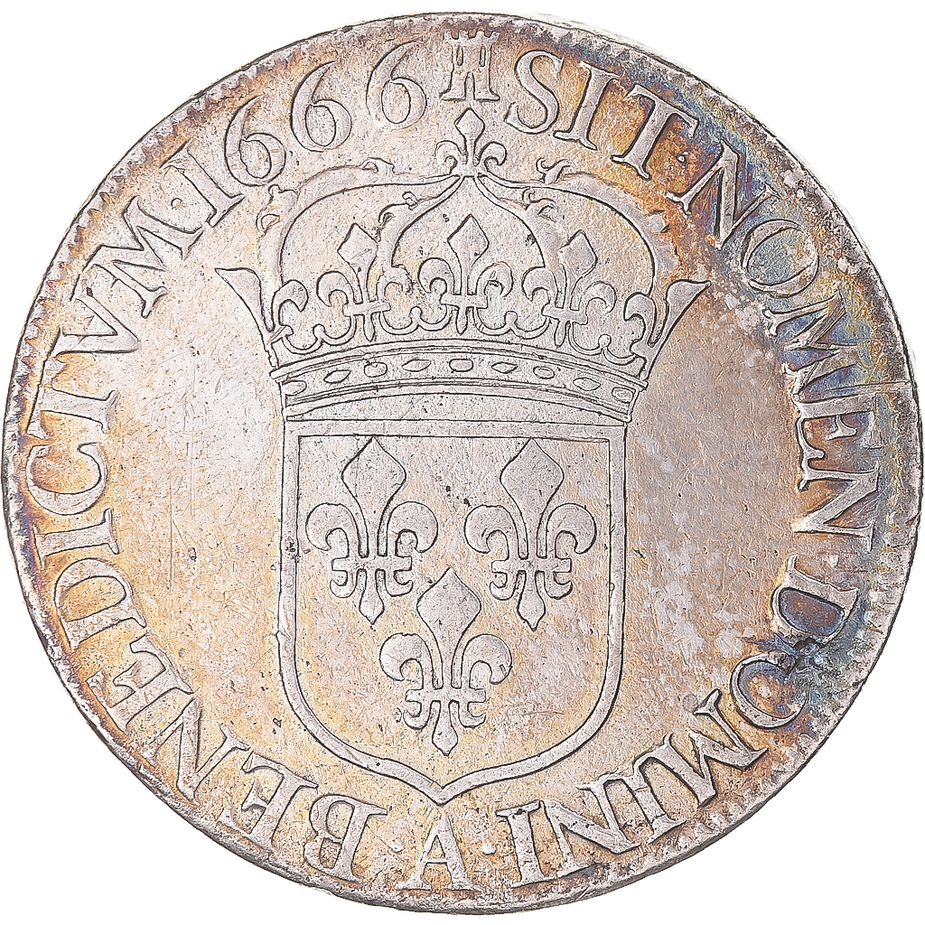Coin, France, Louis XIV, Écu au buste juvénile, 1666, Paris, | European ...