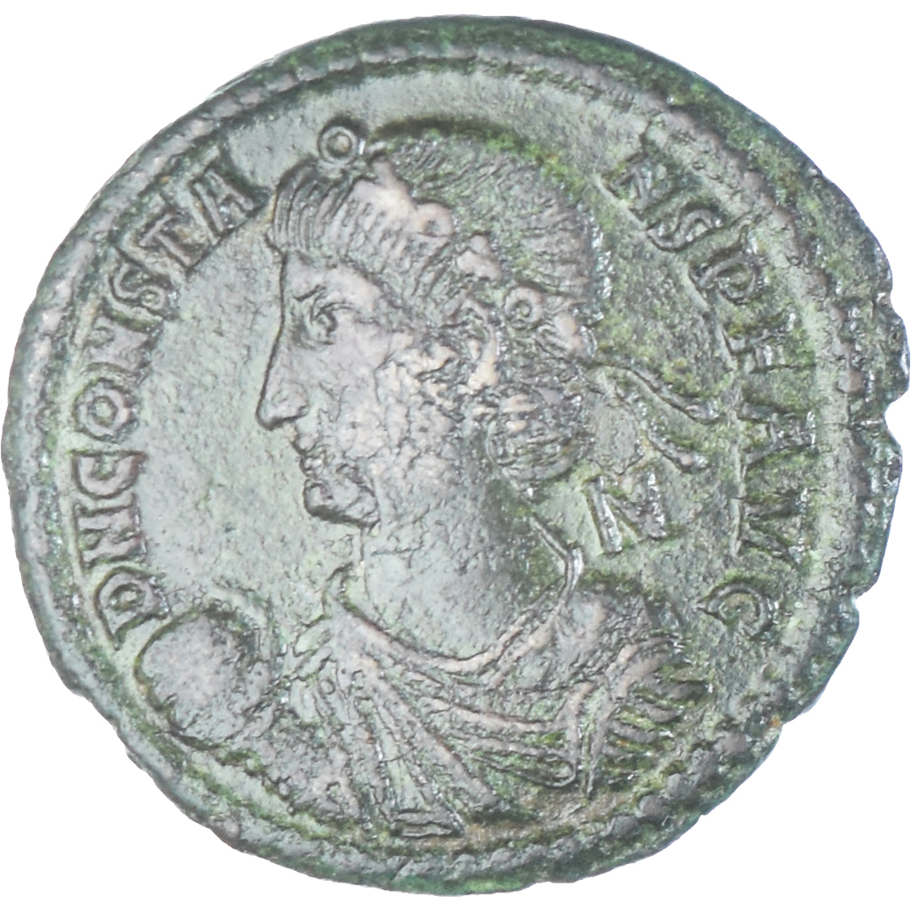Coin, Constans, Follis, 348-350, Rome, Rare, , Bronze, RIC:159