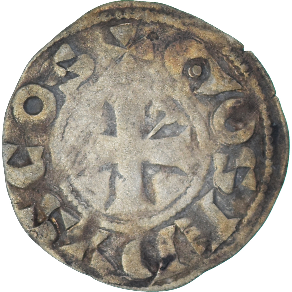 Coin, France, Seigneurie de Gien, Hervé III de Donzy, Denier, ca. 1160-1194