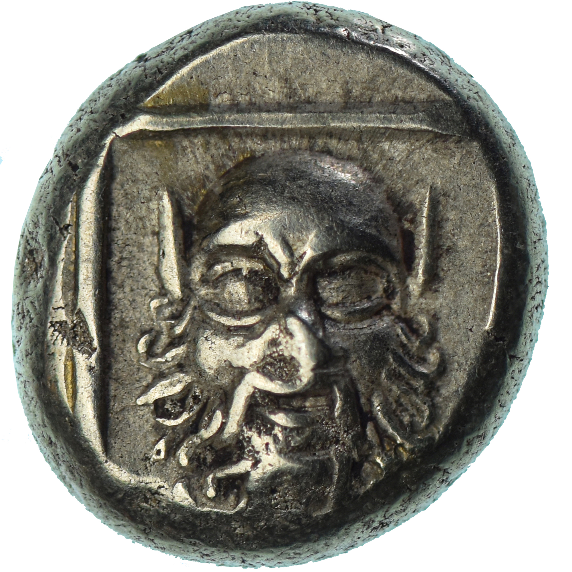 Coin, Lesbos, Dionysos, Hekte, 377-326 BC, Mytilene, , Electrum
