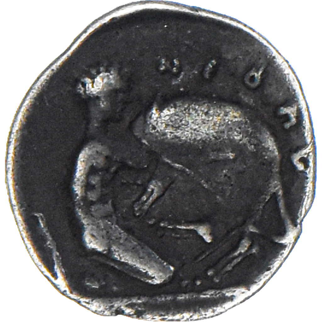 Coin, Campania, Obol, ca. 320-300 BC, Neapolis, , Silver, SNG-Cop:397-8