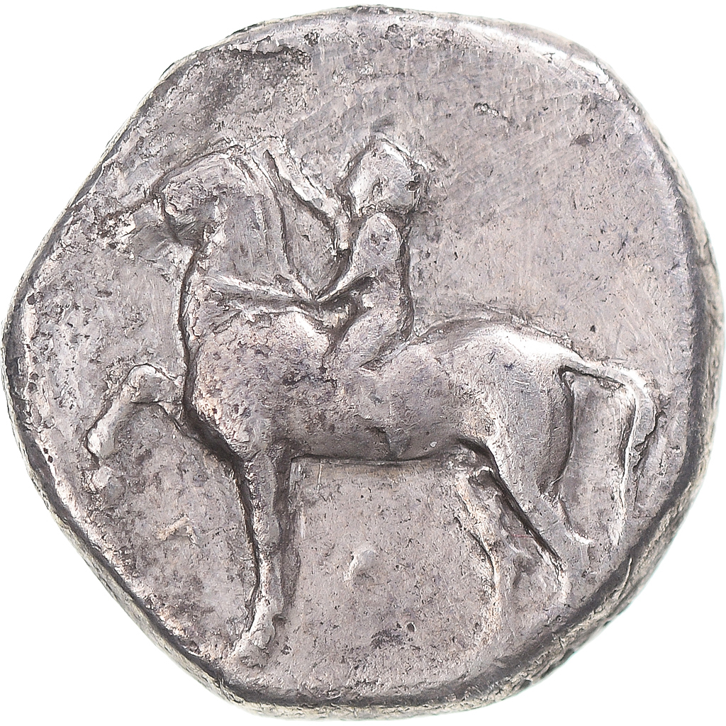 Coin, Calabria, Nomos, ca. 380-340 BC, Tarentum, , Silver, HGC:1-773