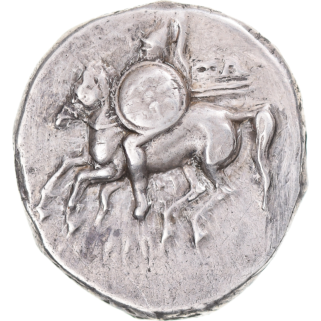 Coin, Calabria, Nomos, ca. 280-272 BC, Tarentum, , Silver, HN