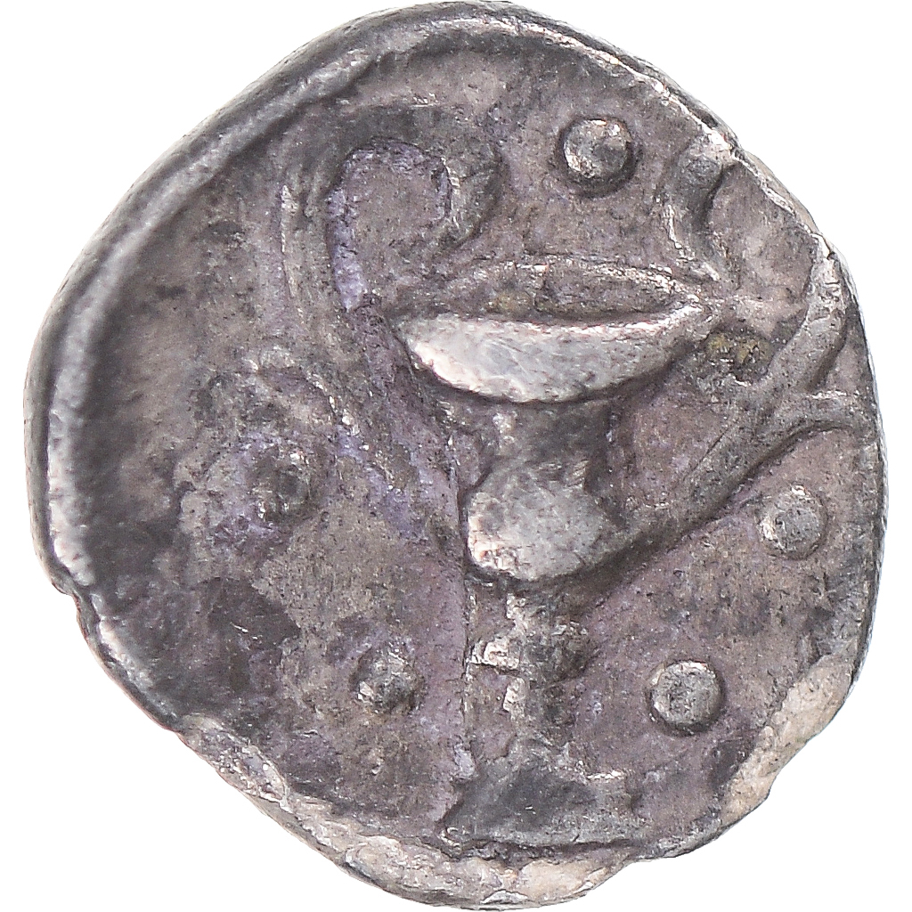 Coin, Calabria, Obol, ca. 280-228 BC, Tarentum, , Silver, HN Italy:1076