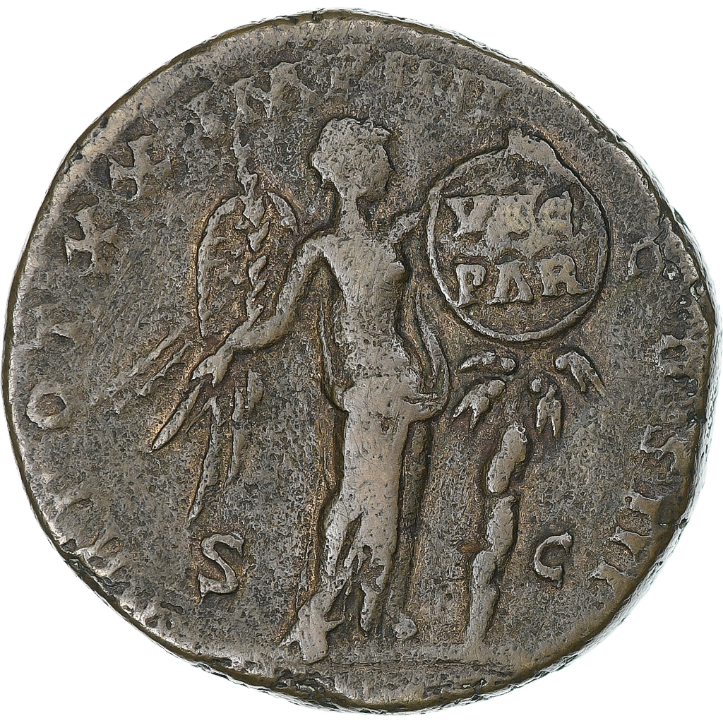 Marcus Aurelius, Sestertius, 166, Rome, Bronze, , RIC:931 | Roman ...