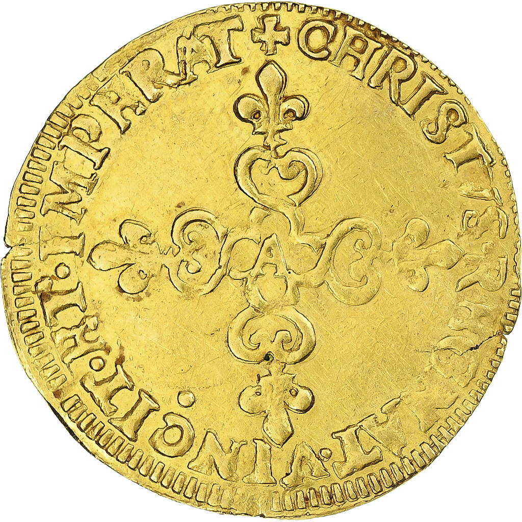 France, Louis XIII, Écu d'or au soleil, 1615, Paris, , Gold | European ...