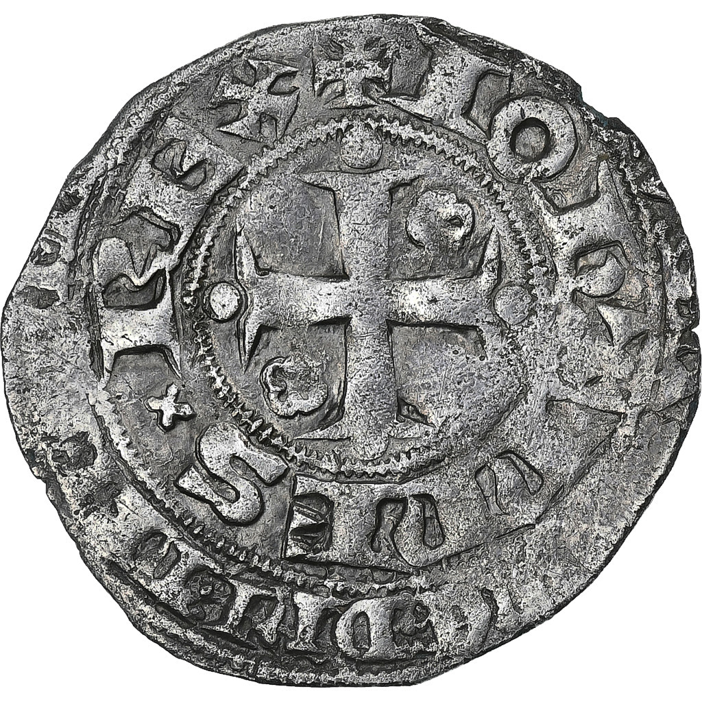 France, Jean II le Bon, Blanc aux quadrilobes, 1355-1364, Billon,