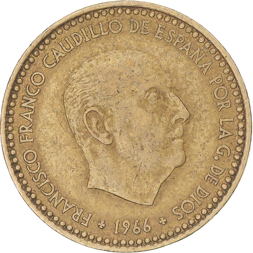 Coin, Spain, Francisco Franco, caudillo, Peseta, 1972, | European Coins
