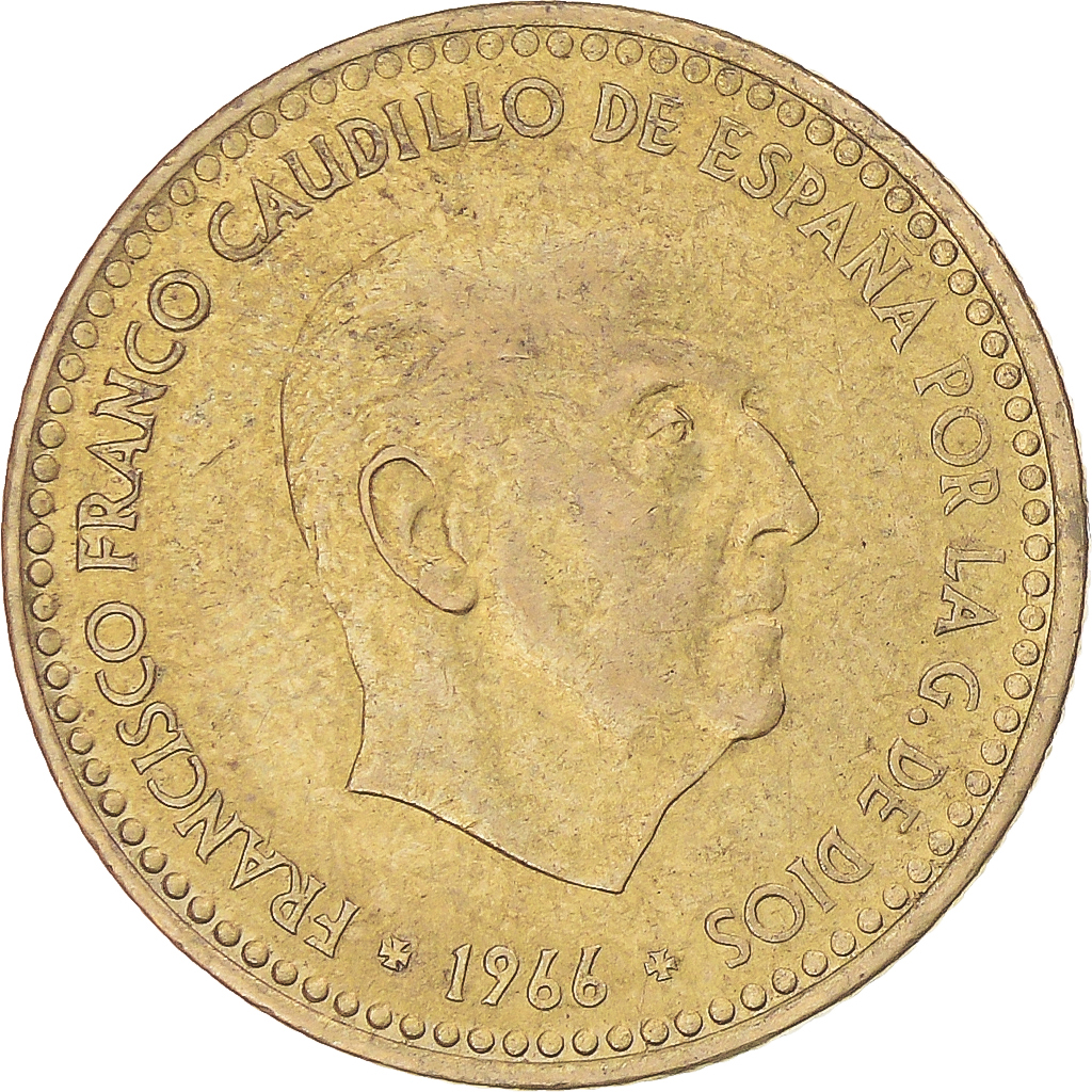 Coin, Spain, Francisco Franco, caudillo, Peseta, 1974, | European Coins