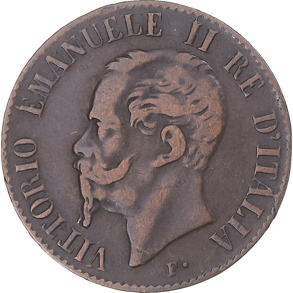 Coin, Italy, Vittorio Emanuele II, Centesimo, 1867, Milan, , Copper