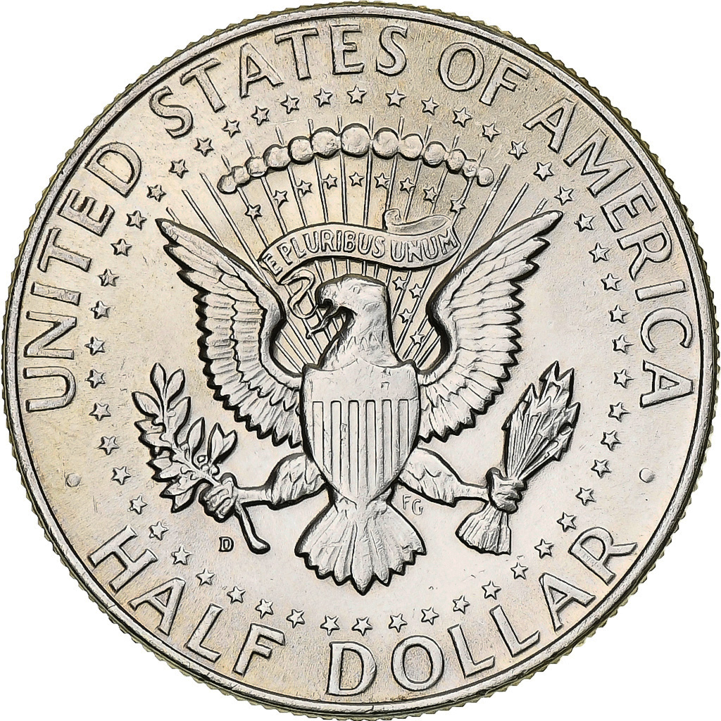 Coin, United States, John F. Kennedy, Half Dollar, 1964, Philadelphia