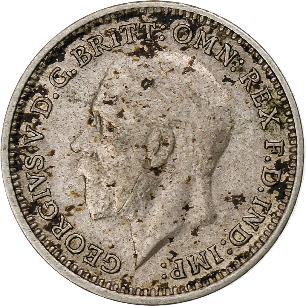 Great Britain, George V, 3 Pence, 1931, , Silver, KM:831 | European Coins