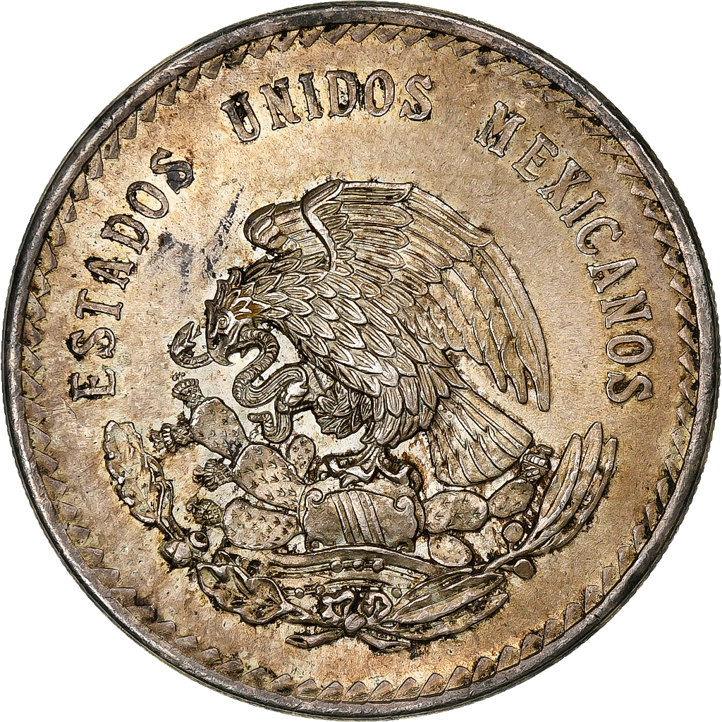 Mexico, 5 Pesos, 1947, Mexico City, Silver, , KM:465 | North & Central ...