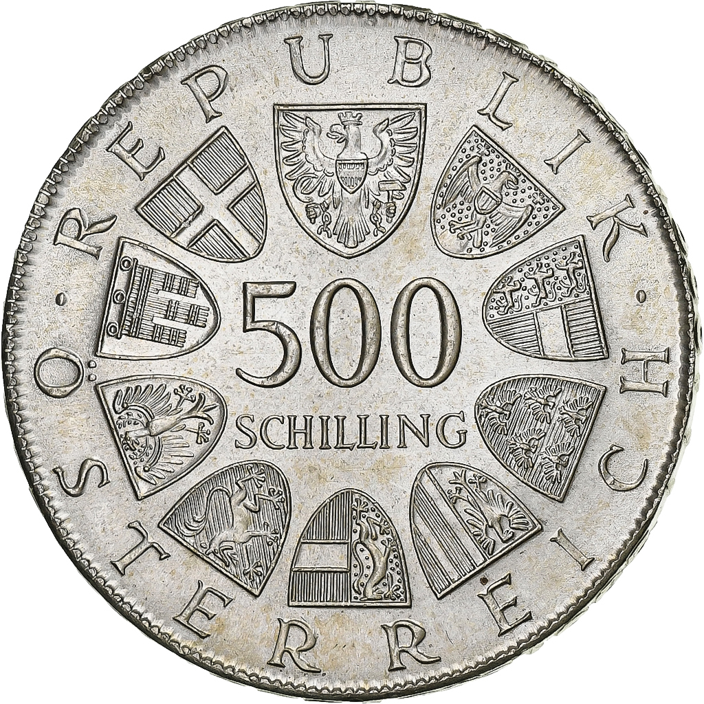 Austria, 500 Schilling, 1981, Silver, , KM:2951 | European Coins