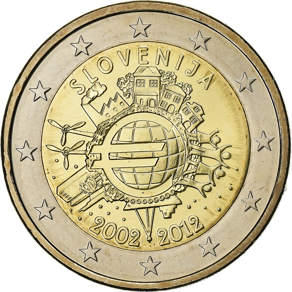 Slovenia, 2 Euro, €uro 2002-2012, 2012, , Bi-Metallic | European Coins
