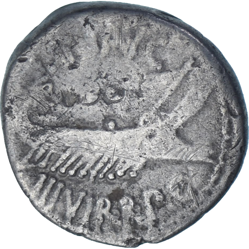 Marcus Antonius, Legionary Denarius, 32-31 BC, Military mint, Silver,