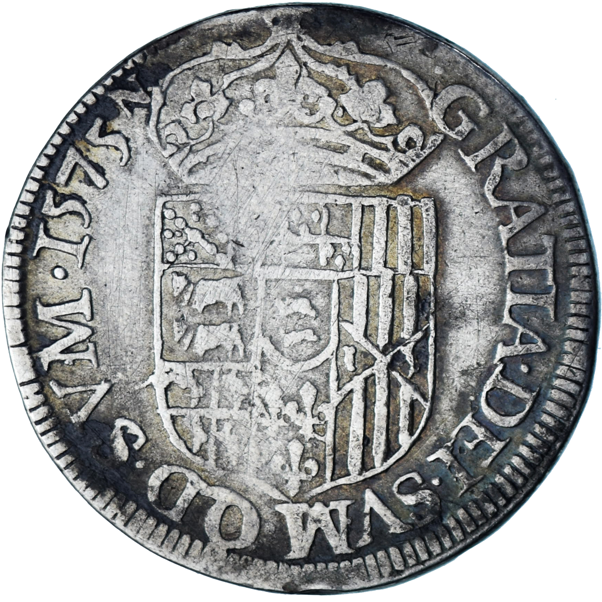 France, NAVARRE-BEARN, Henri III (Henri II de Béarn), Teston, 1575, Pau