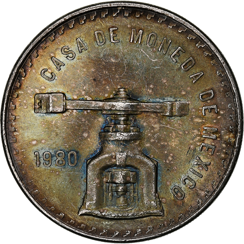 Mexico, 1 Onza, 1980, Mexico City, Silver, | North & Central American ...