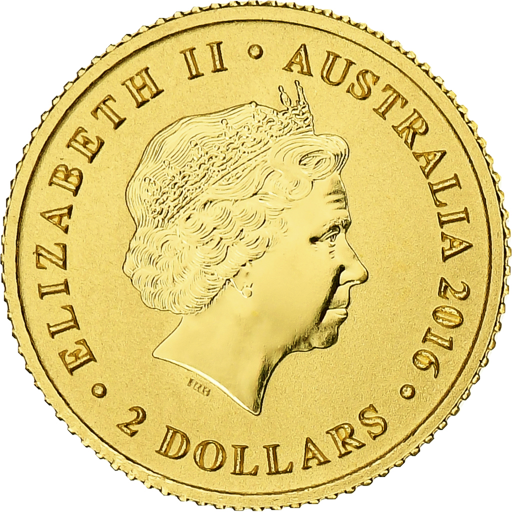 Australia, Elizabeth II, 2 Dollars, Australian Kangaroo, 2016, Perth, Proof