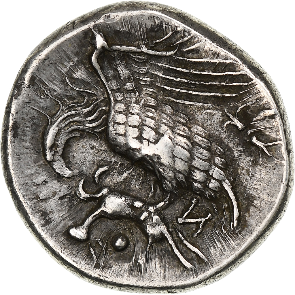 Bruttium, Nomos, ca. 340-330 BC, Lokroi Epizephyrioi, Silver,