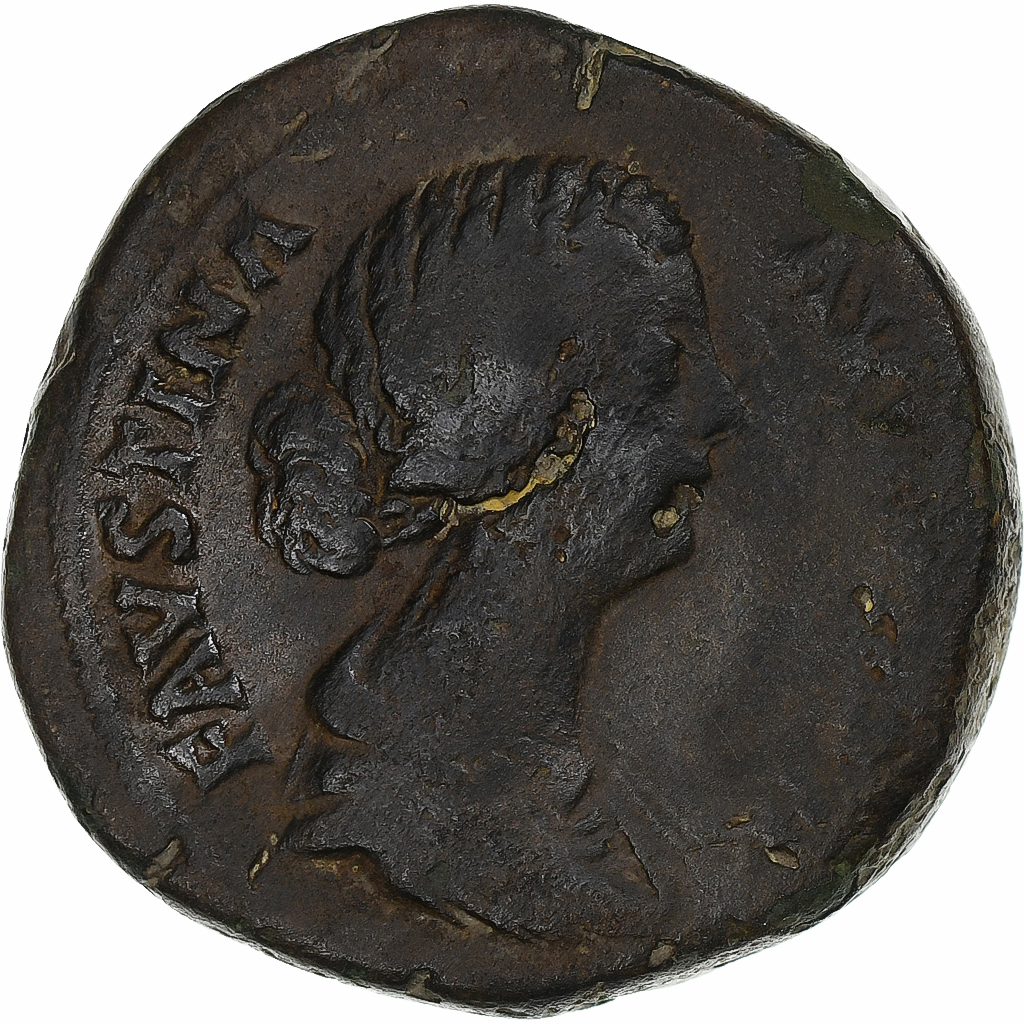 Faustina II, Sestertius, 161-176, Rome, Bronze, , RIC:1663 | Roman ...