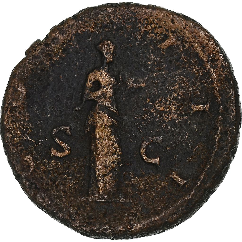 Hadrian, As, 126-127, Rome, Bronze, | Roman Imperial Coins