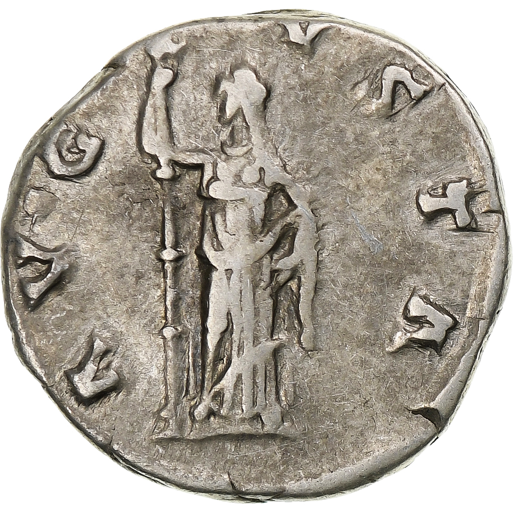 Diva Faustina I, Denarius, 141, Rome, Silver, , RIC:362 | Roman ...