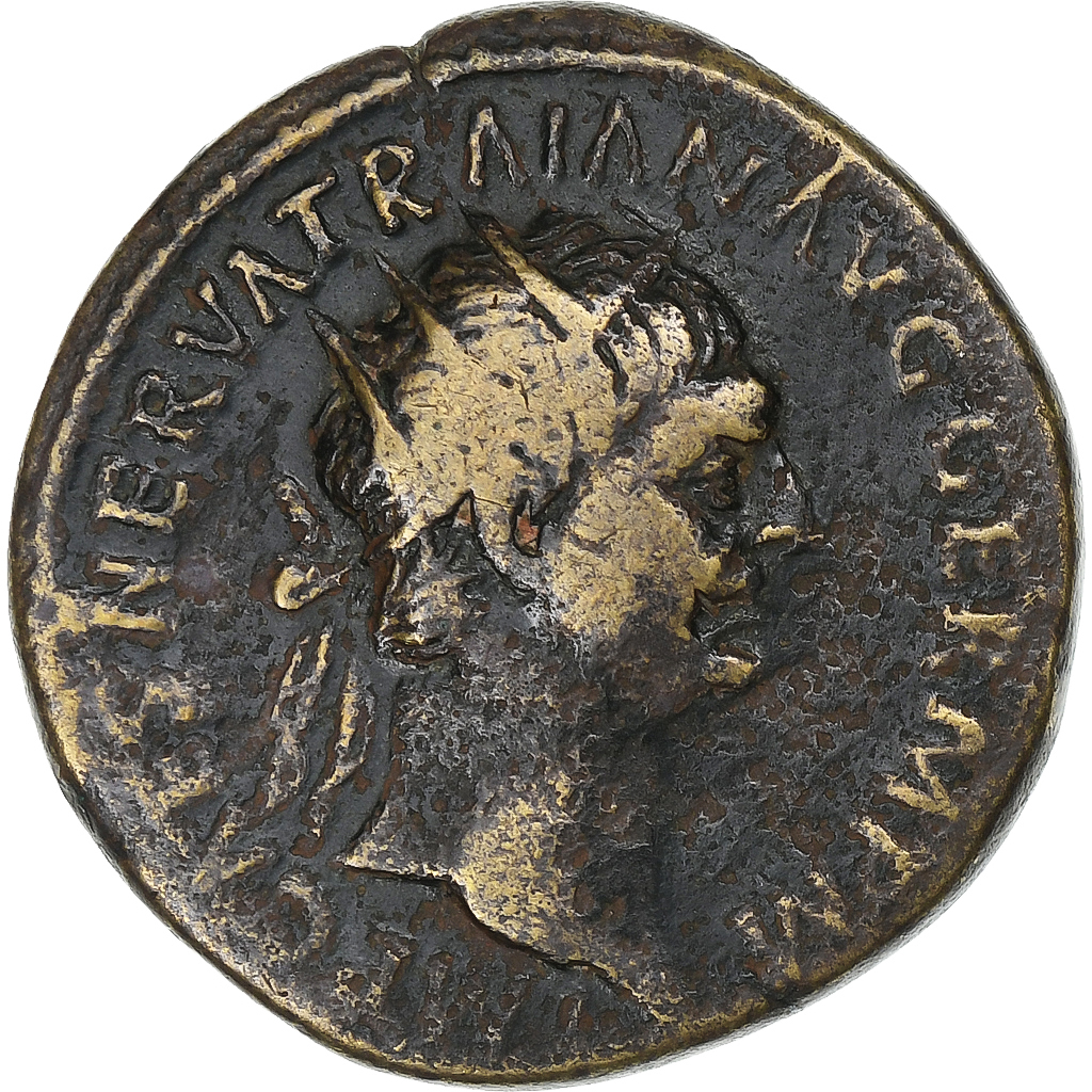Trajan, Dupondius, 98-99, Rome, Bronze, , RIC:385 | Roman Imperial Coins