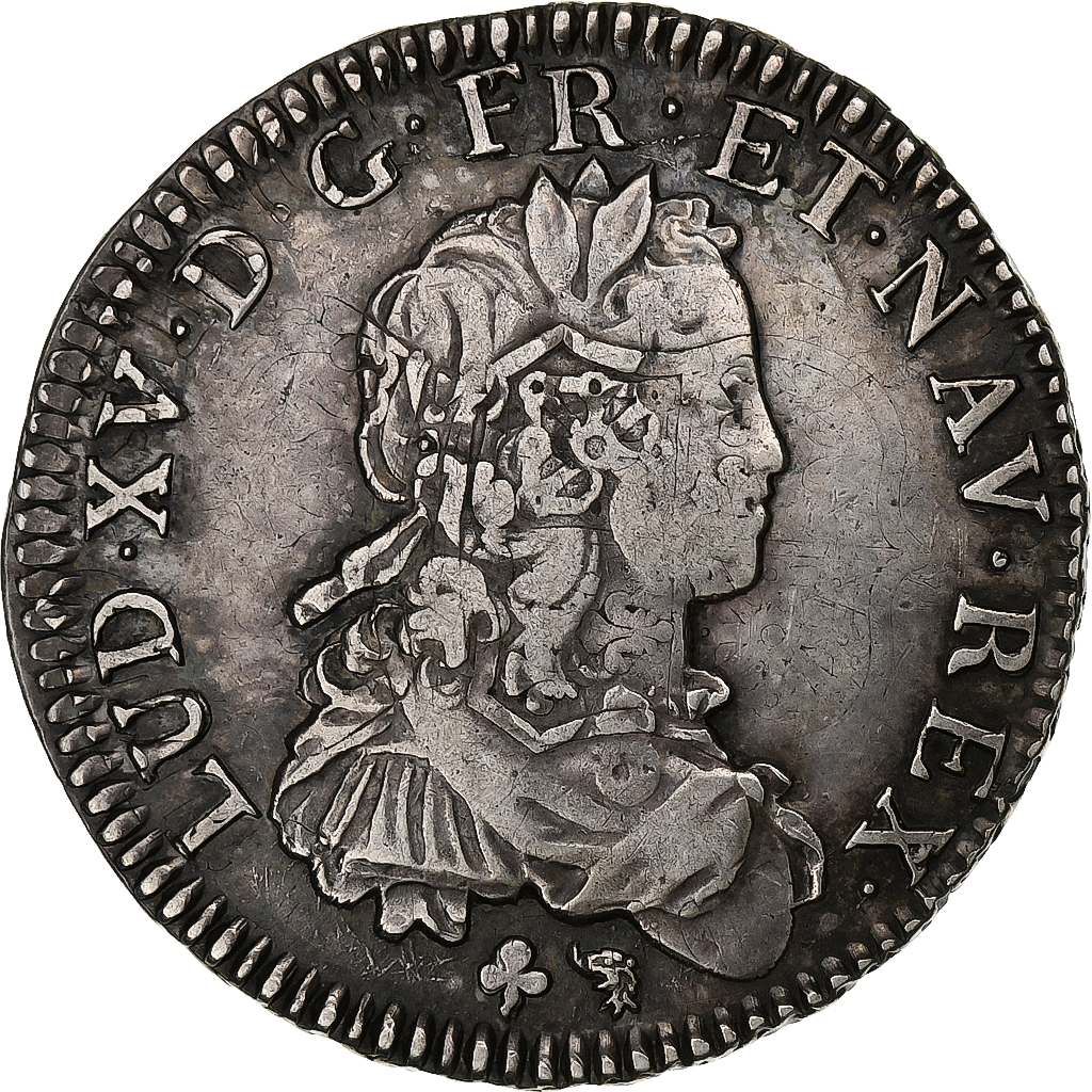 France, Louis XV, 1/2 Écu de France, 1721, Orléans, Silver, | European ...