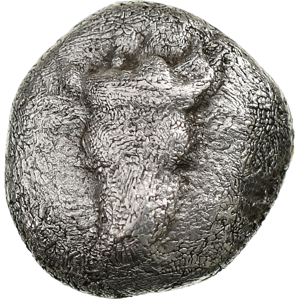Euboia, Obol, ca. 500-465 BC, Eretria, Silver, , SNG-Cop:473 | Greek Coins