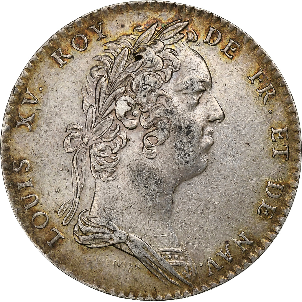 France, Token, Louis XV, Académie Française, ND (1732), Silver,