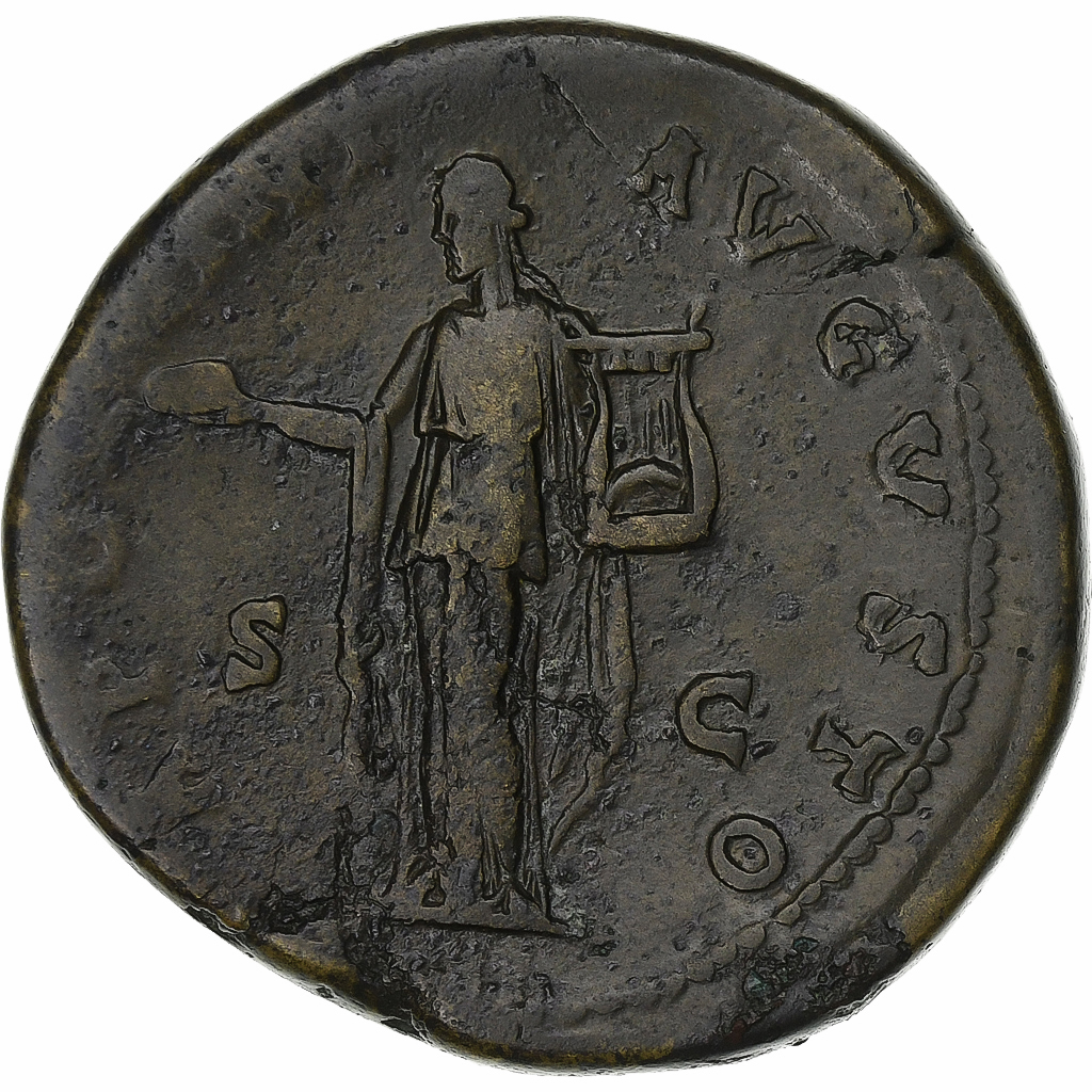 Antoninus Pius, Sestertius, 140-144, Rome, Bronze, | Roman Imperial Coins