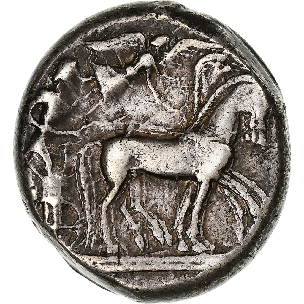Sicily, Hieron I, Tetradrachm, 478-466 BC, Syracuse, Silver, | Greek Coins