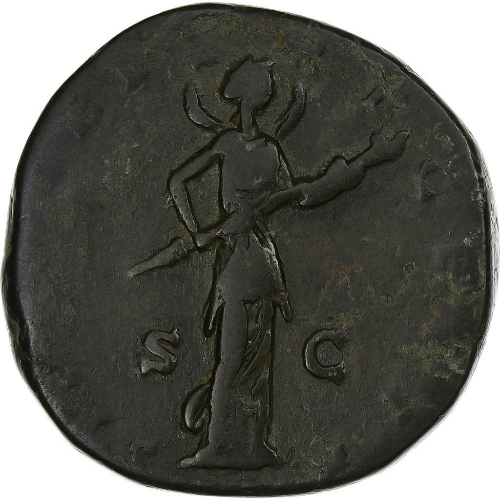 Diva Faustina II, Sestertius, 176-180, Rome, Bronze, , RIC:1715